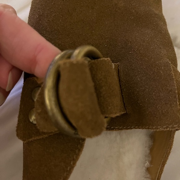 beek | Shoes | Vulture Shearling Suede Mule Slide Colorchestnut | Poshmark